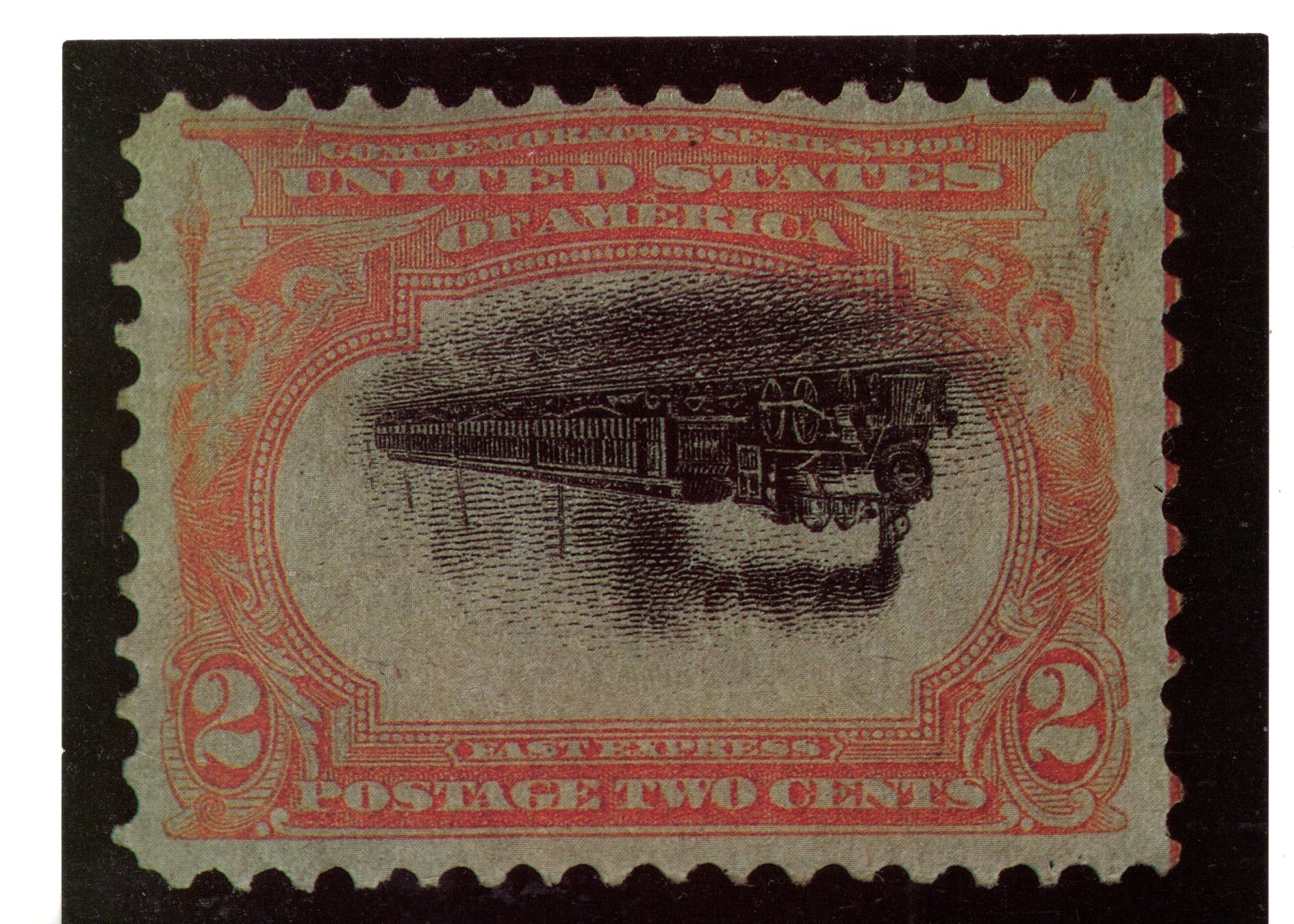 Inverted Postage Stamp, Empire State Express Railway Train, | Topics ...