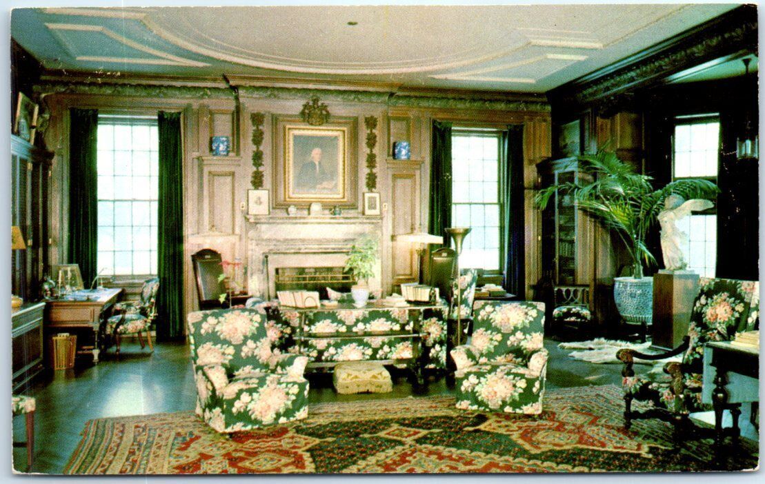 West end of living room, The Home Of Franklin D. Roosevelt - Hyde Park ...
