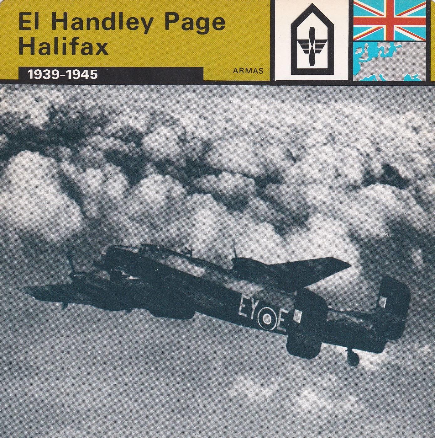 Ficha Armas: EL Handley Page Halifax. 1939-1945 | Other / Unsorted ...