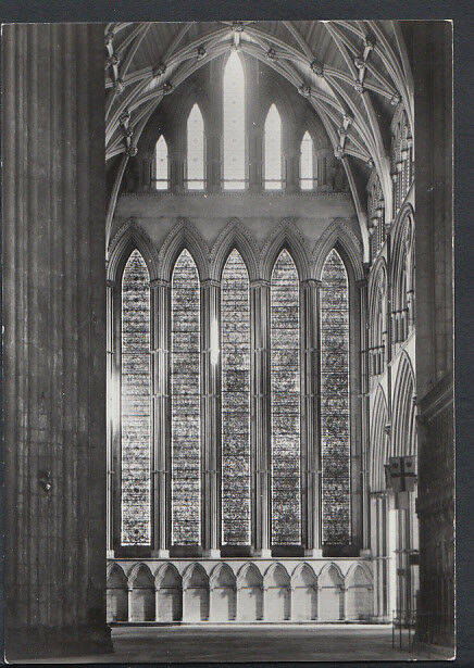 Yorkshire Postcard - York Minster - The Five Sisters Window RR2279 ...