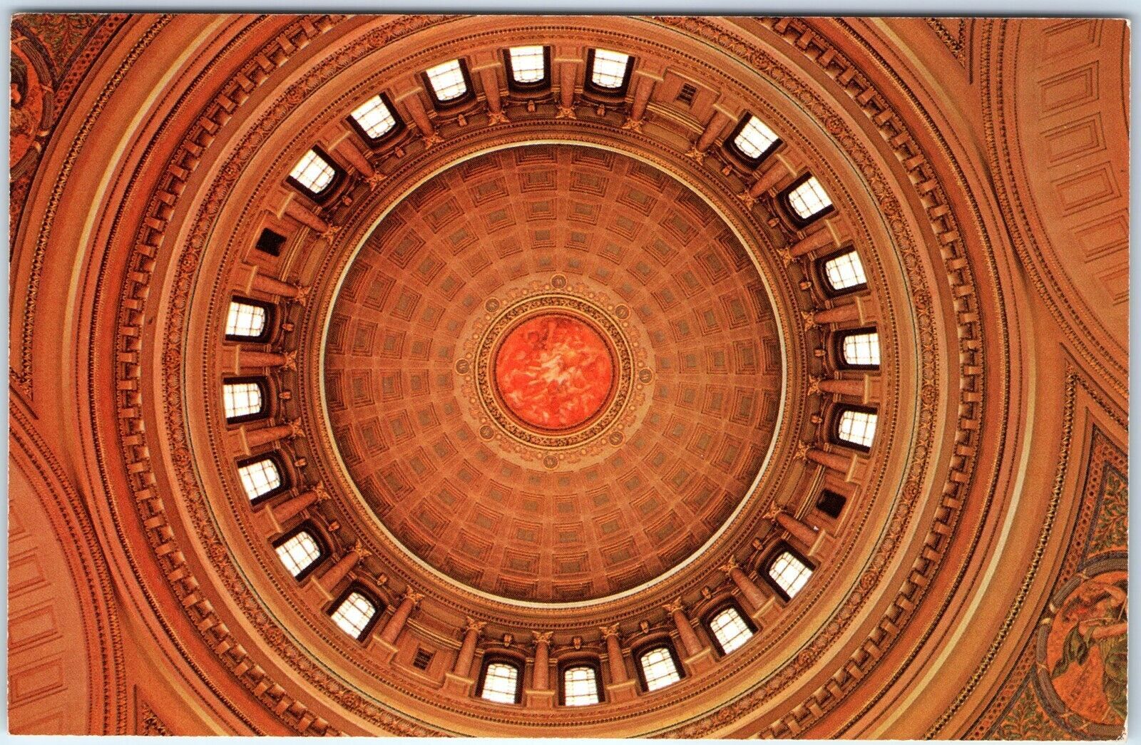 c1960s Madison, WI State Capitol Dome In Rotunda Edwin Howland ...