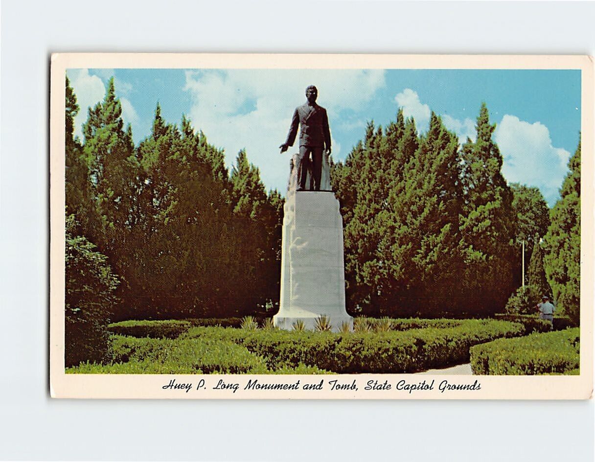 M-115975 Huey P Long Monument and Tomb State Capitol Grounds Baton ...