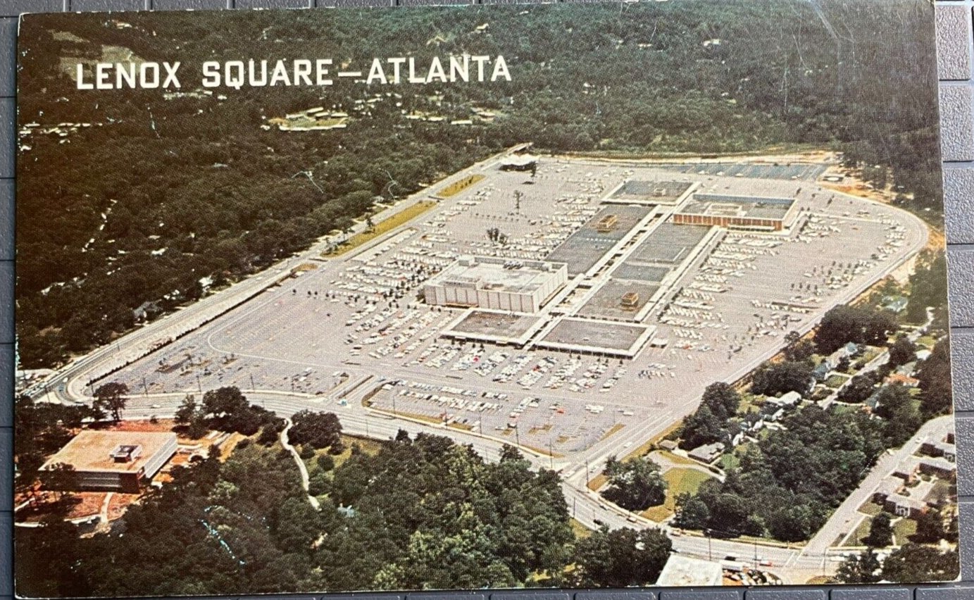 Vintage Postcard 1960-1970's Lenox Sqaure Shopping Mall, Atlanta ...