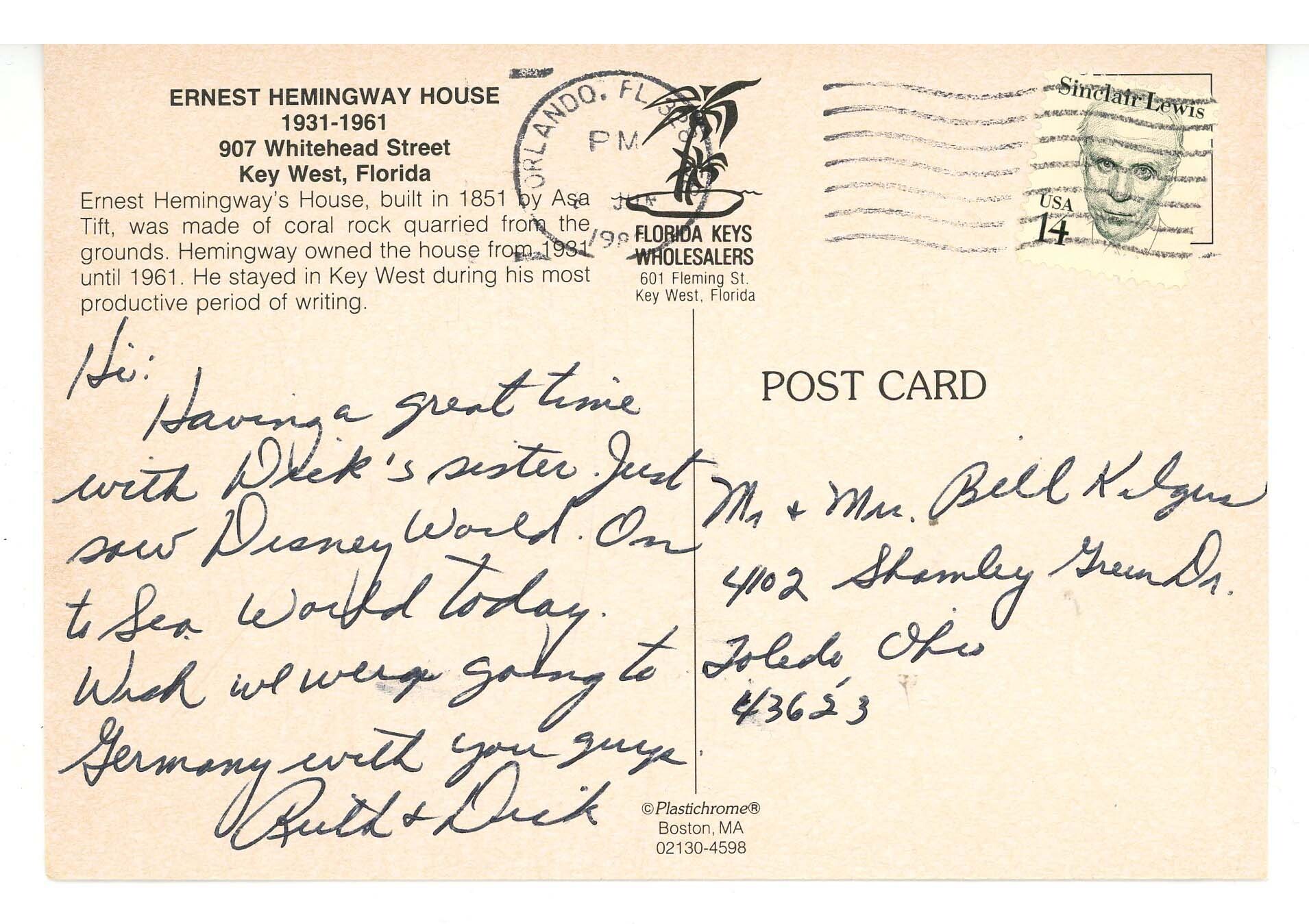 FL - Key West. Hemingway House (continental size) | United States ...