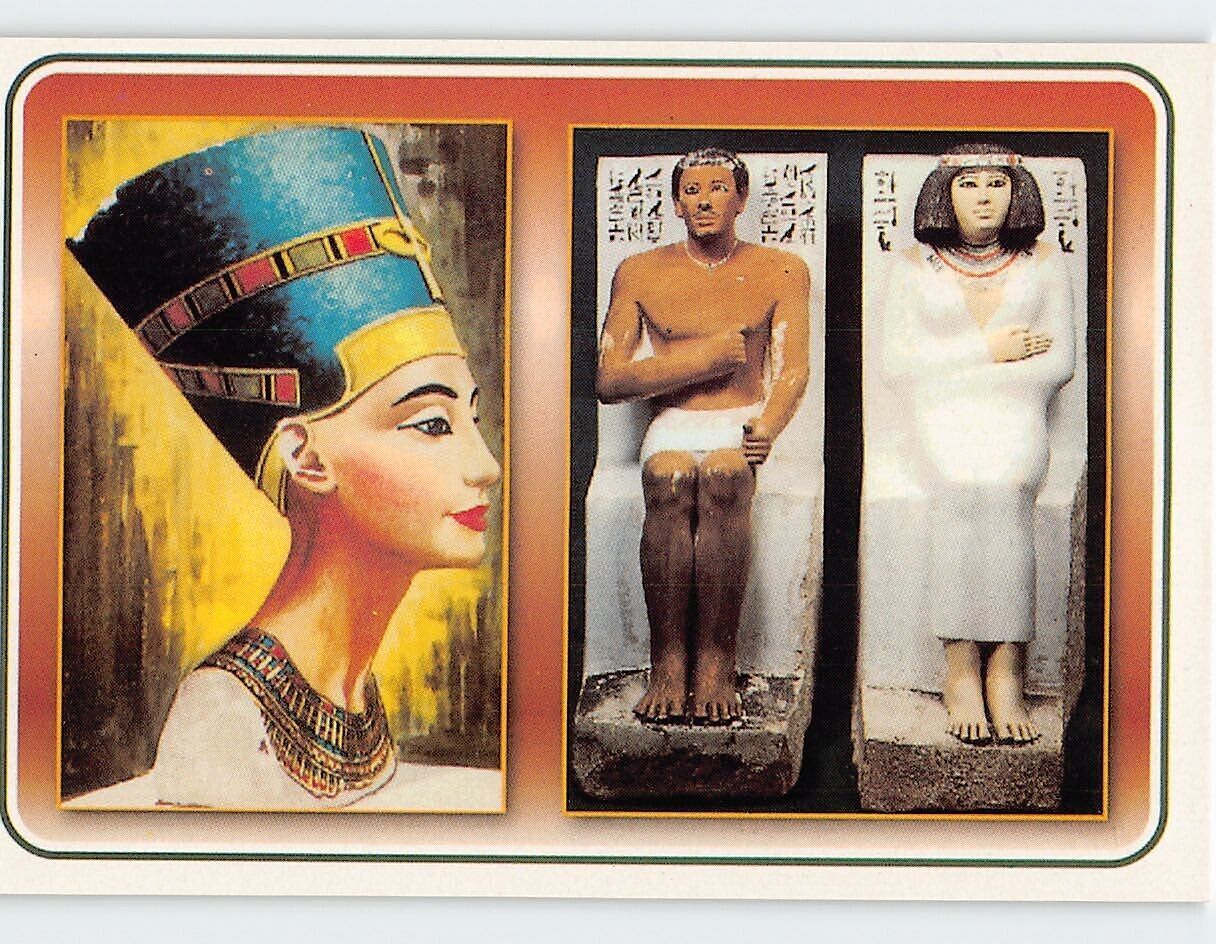 Postcard Queen Nefertiti, Rahotoop And His Wife Princess Nefert, Egypt ...