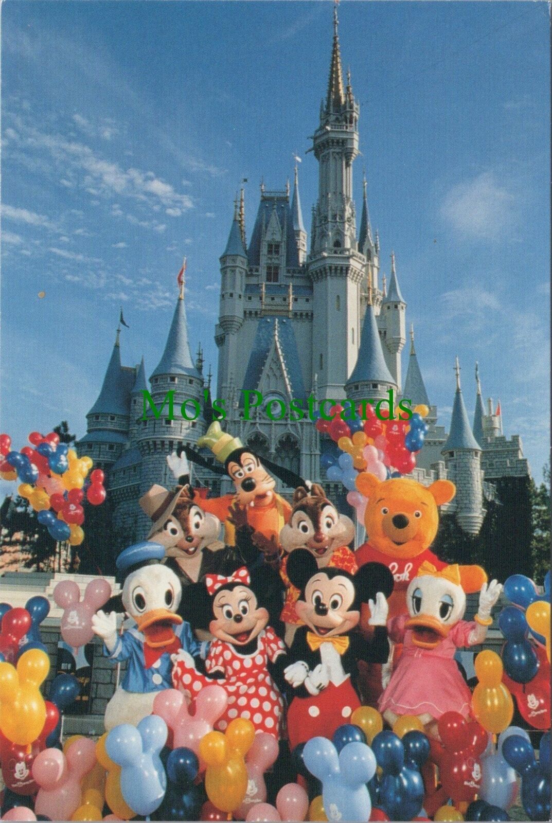 Walt Disney Postcard - The Magic Kingdom Park, Cinderella Castle Ref ...