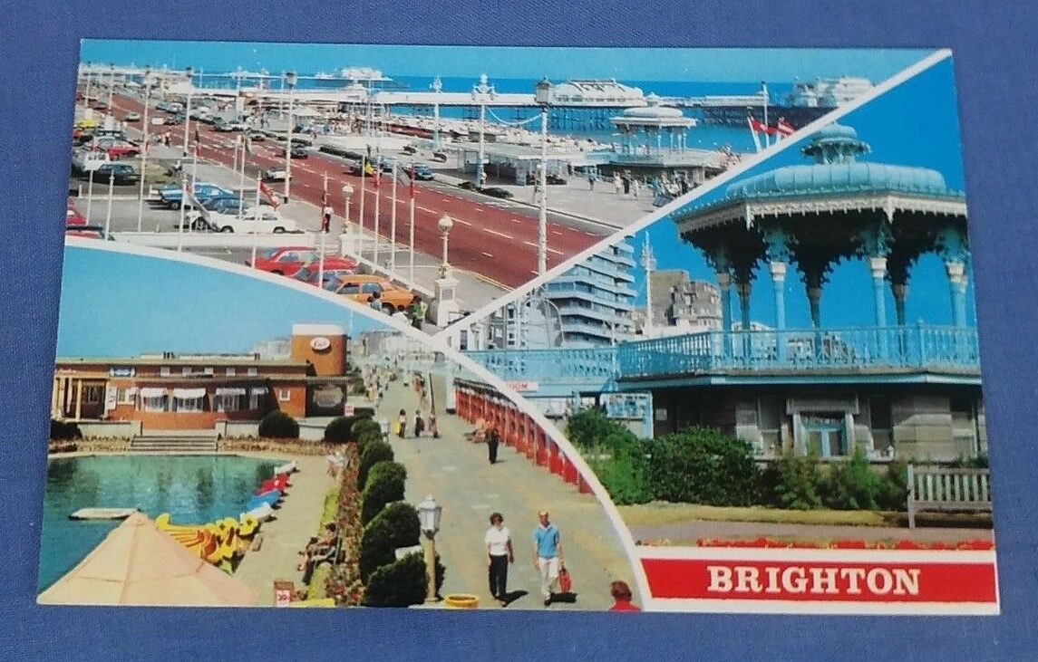 Vintage Multiview Postcard Brighton B1D | Europe - United Kingdom ...