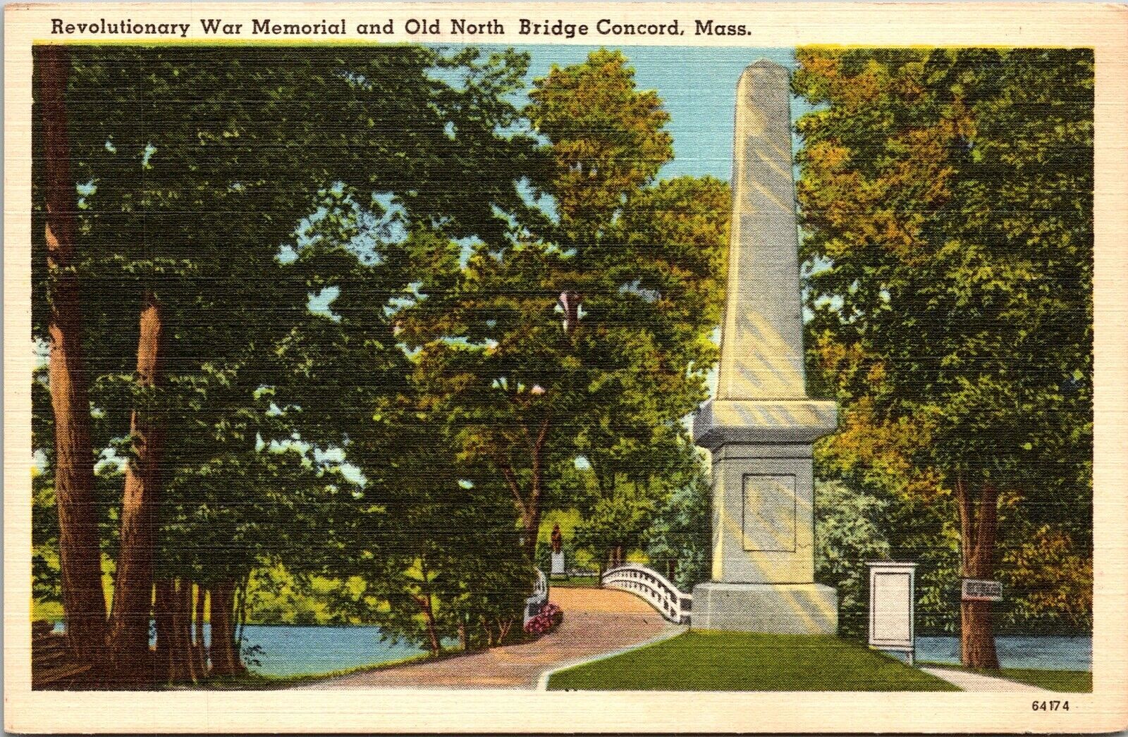 Battle Monument Revolutionary War Memorial Old N Bridge Concord MA ...