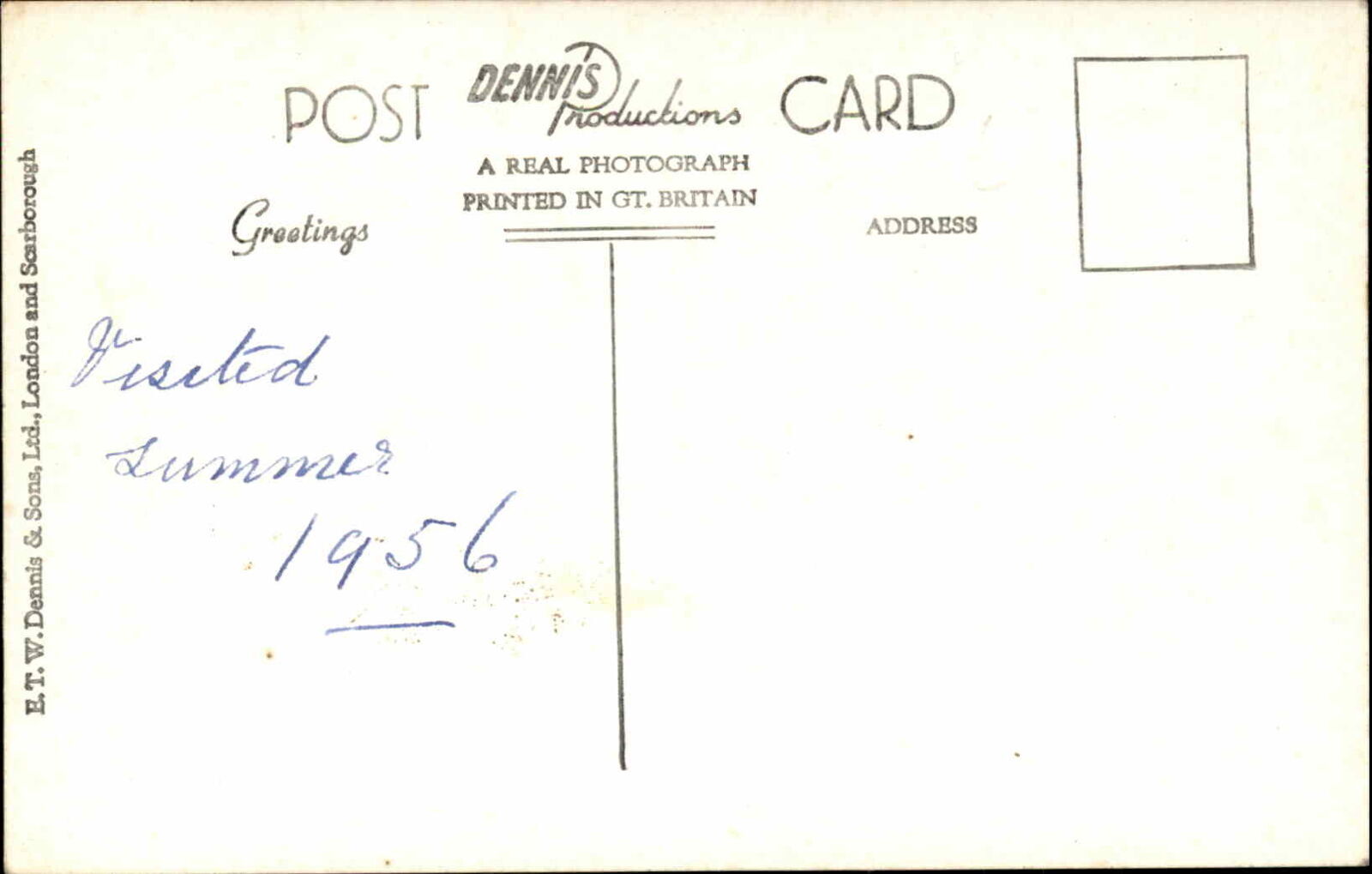 Vintage RPPC Crediton DEVON High Street Scene Classic 1950s Cars ...