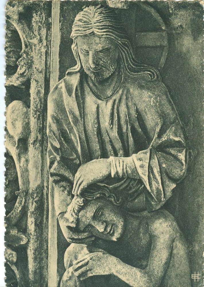 France, Cathedrale de Chartres Portail Nord Dieu creant Adam | Europe ...