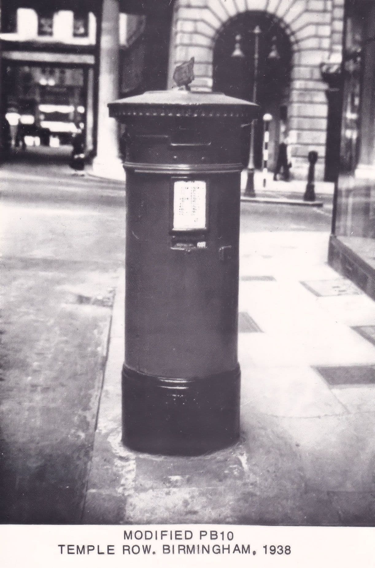 Temple Row Birmingham Letter Pillar Box Royal Mail Postcard | Europe ...