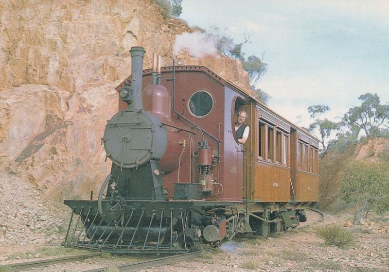 The Coffee Pot Train at Pichi Pichi Pass Australian Postcard | Other ...