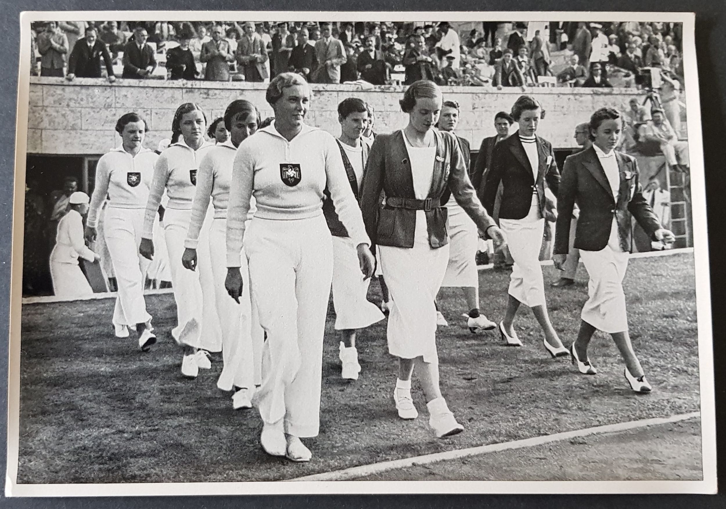 Rare Large Format Collector Photo Card 1936 Berlin Olympics Germany U.S ...