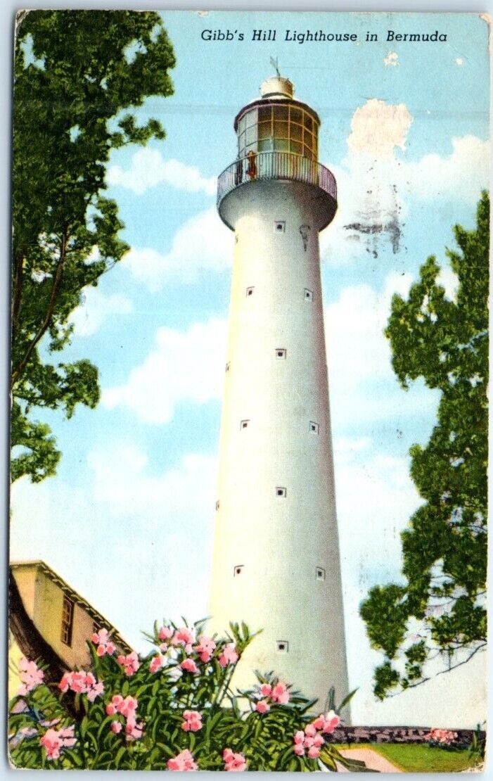 Postcard - Gibb's Hill Lighthouse in Bermuda - British Overseas ...