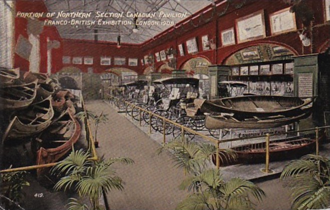 Franco-British Exhibition London 1908 Portion Of Northern Section ...