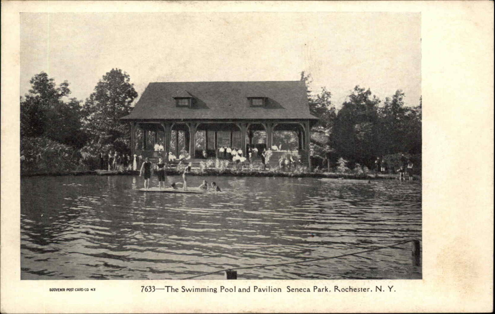 Rochester New York NY Park Swimming Pool c1910s Postcard | United ...