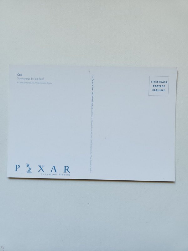 Cars Mater Storyboard Art by Joe Ranft Pixar Postcard | Ephemera ...