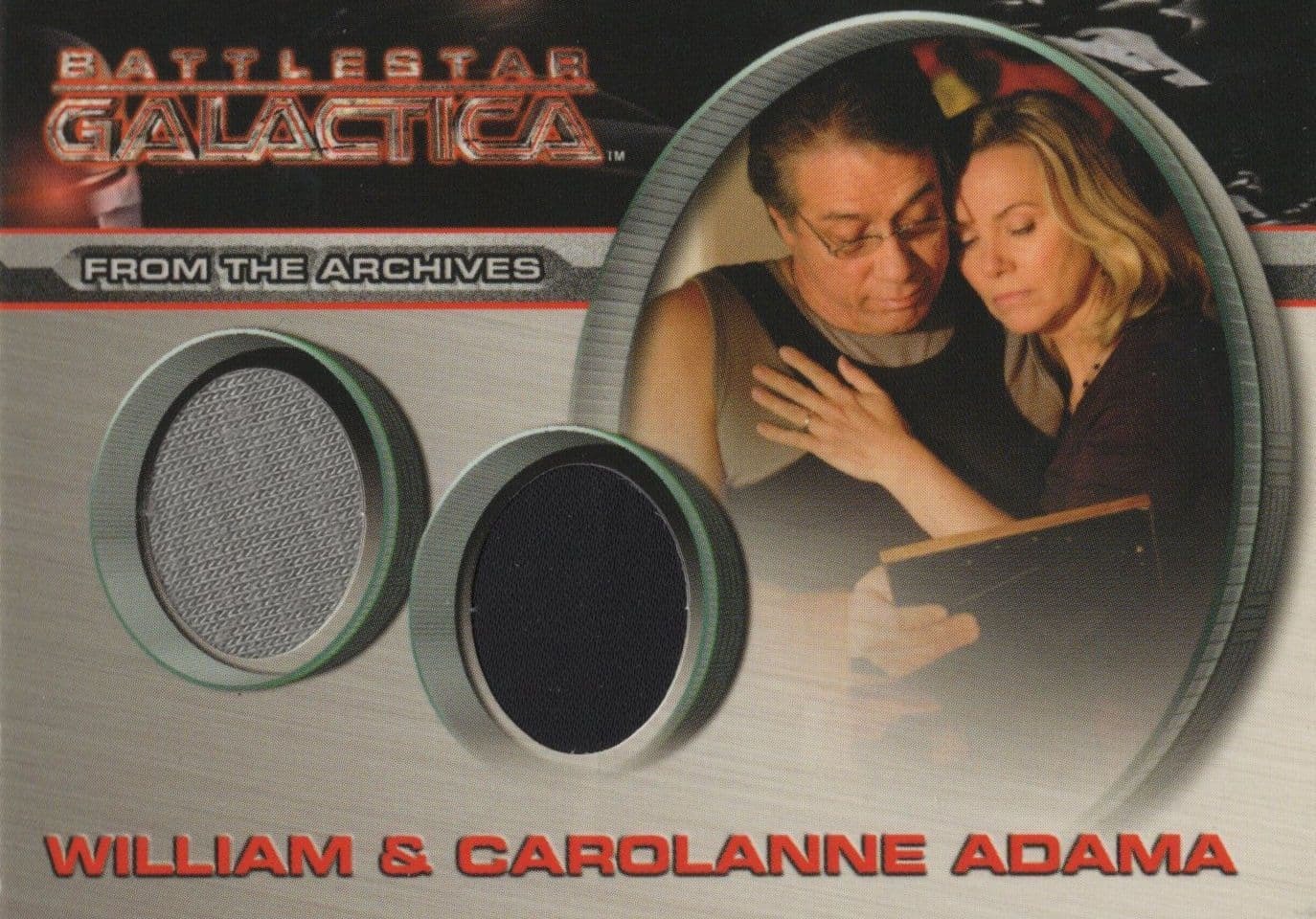 William & Carolanne Adama Battlestar Galactica Relic DC6 2x Costume ...