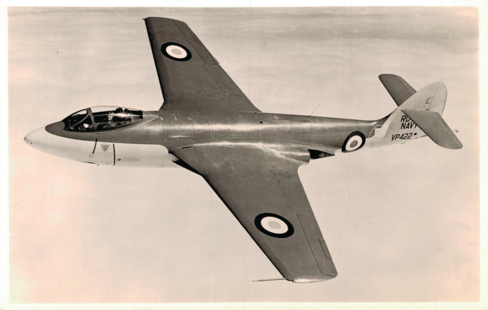 Aviation Hawker Sea Hawk Fighter Plane RPPC 07.34 | Other / Unsorted ...