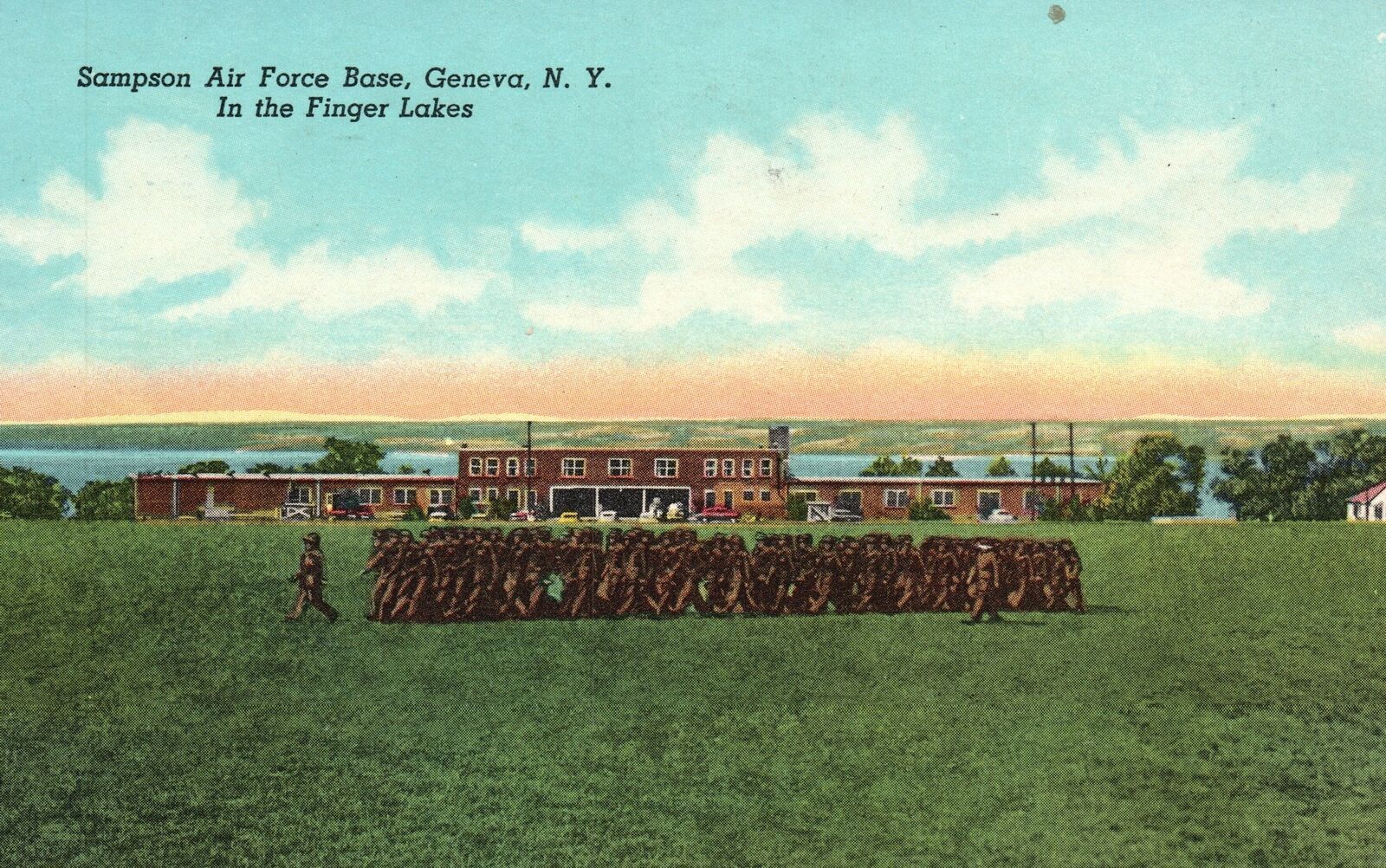 Vintage Postcard Sampson Air Force Base In The Finger Lakes Geneva New ...