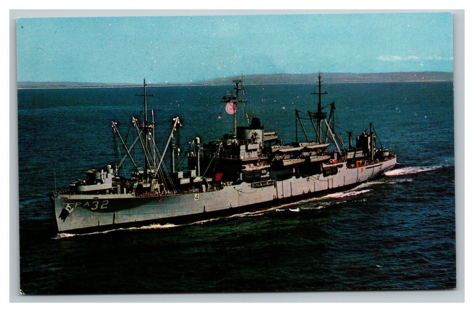 Vintage 1970's Military Postcard Navy USS Calvert Amphibious Attack ...