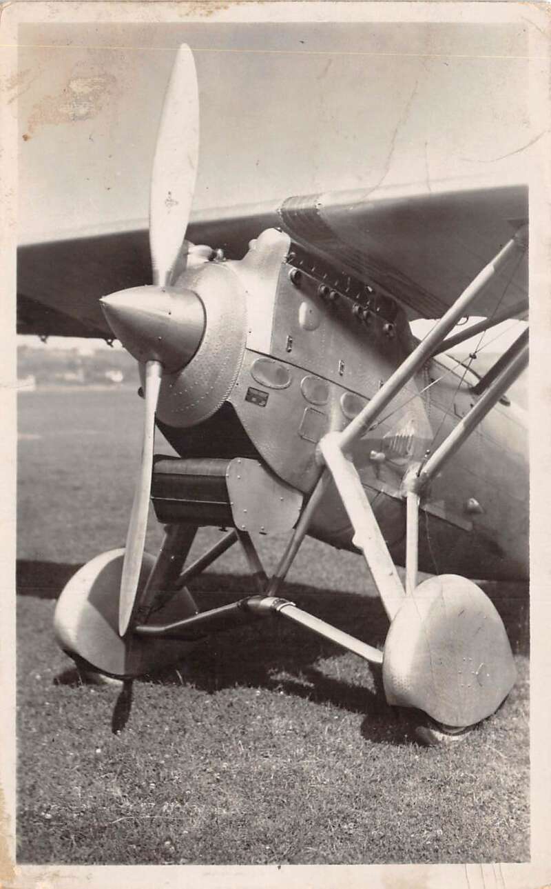 Switzerland Swiss Air Force Dewoitine Airplane Military Real Photo PC ...