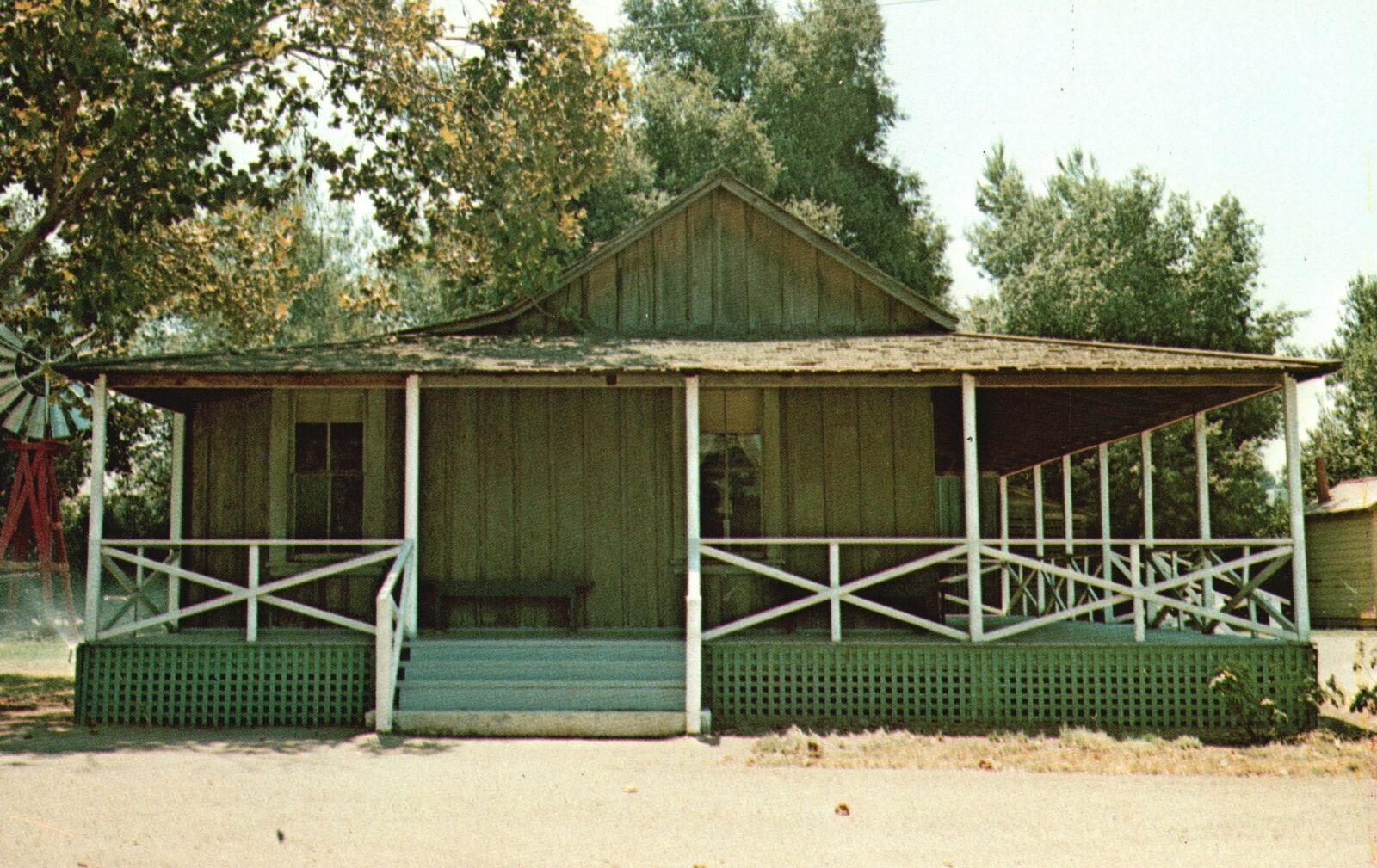 Vintage Postcard Weller Ranch Kern County Museum Pioneer Village ...