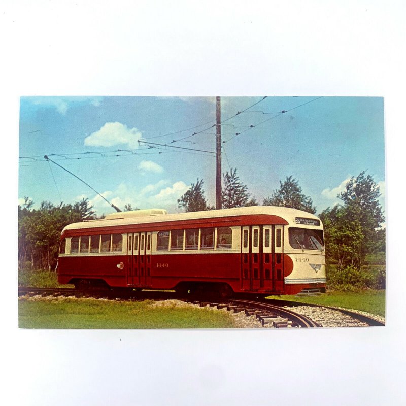Postcard Railroad Train St Louis Car Trolley Seashore Museum 1970s ...