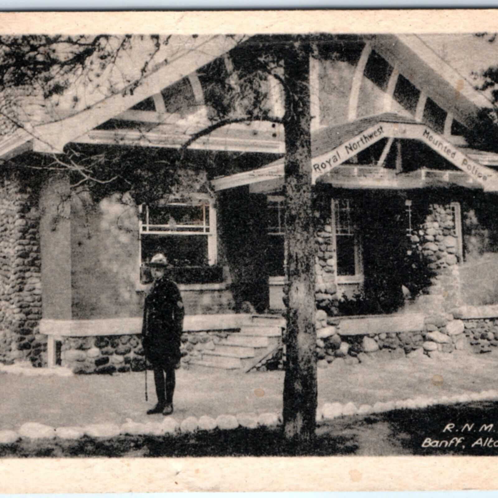 1920 Banff Alberta Royal Northwest Mounted Police Cop Officer RNMP ...