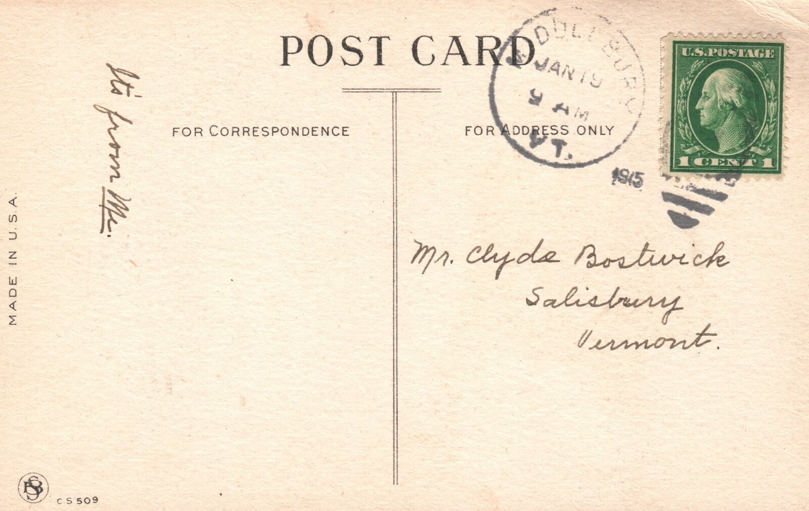 Vintage Postcard 1910's You Should Worry And Scratch A Line For Me ...