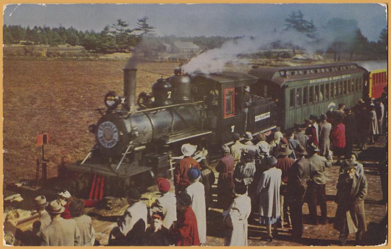 The Edaville Railroad, South Carver, Mass. Trains of Yesteryear through ...