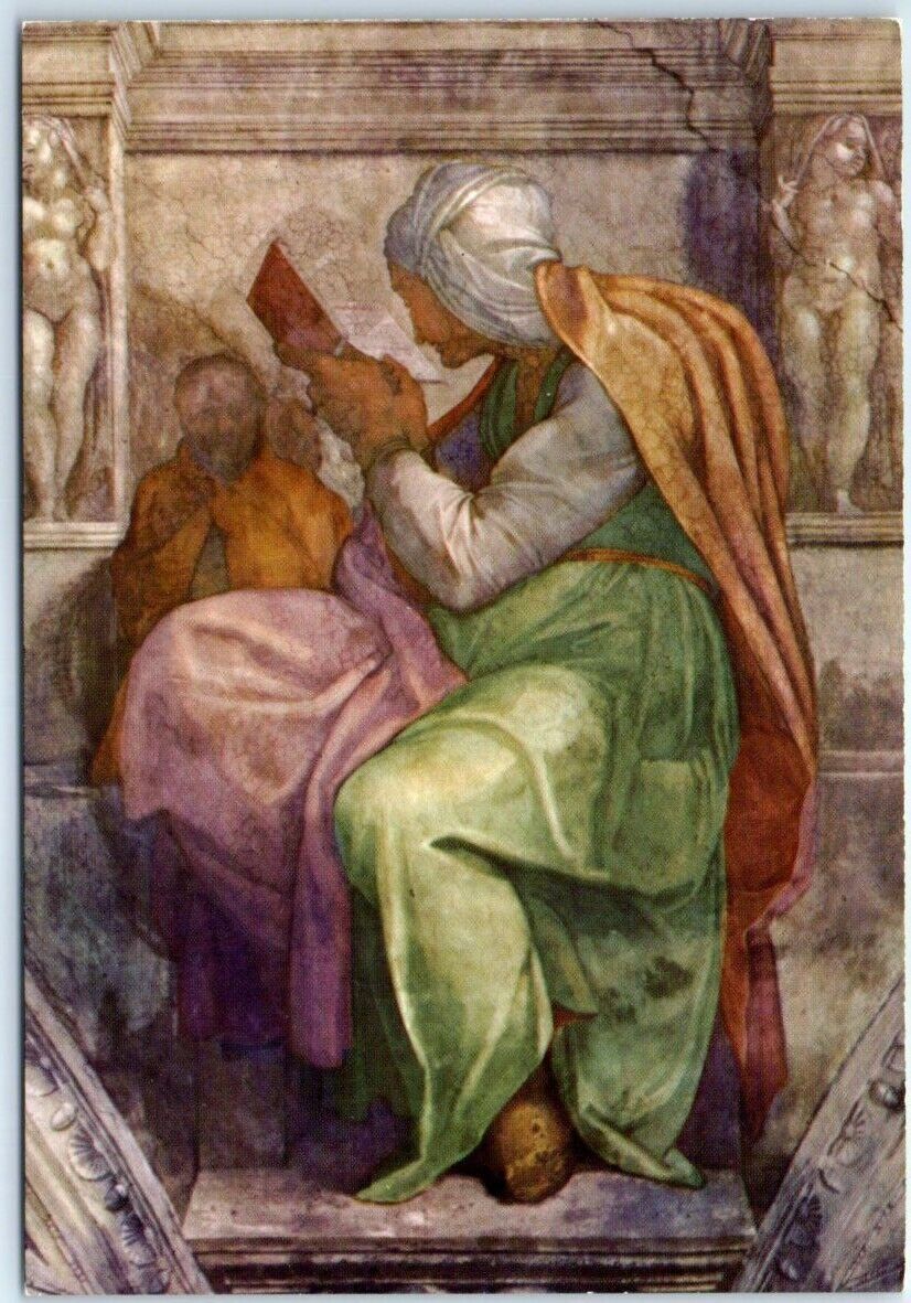 Postcard - The Persic Sibyl, The Sistine Chapel - Vatican City, Vatican ...