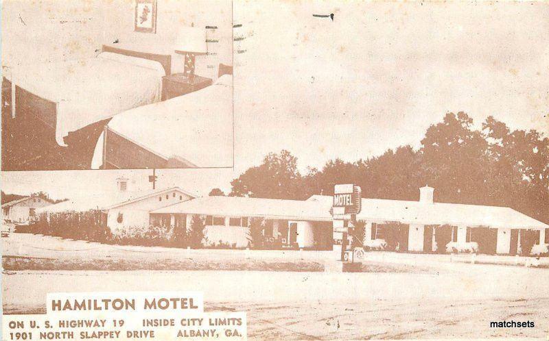 1960s ALBANY GEORGIA Hamilton Motel roadside Interior postcard 3087 ...