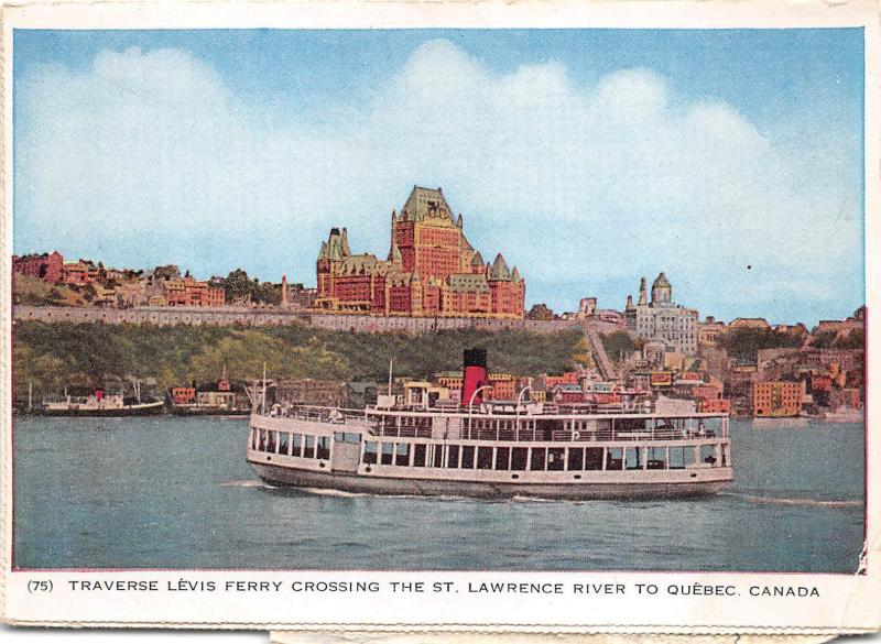 BF37253 levis ferry crossing the st lawerce river to quebec Boat Ship ...