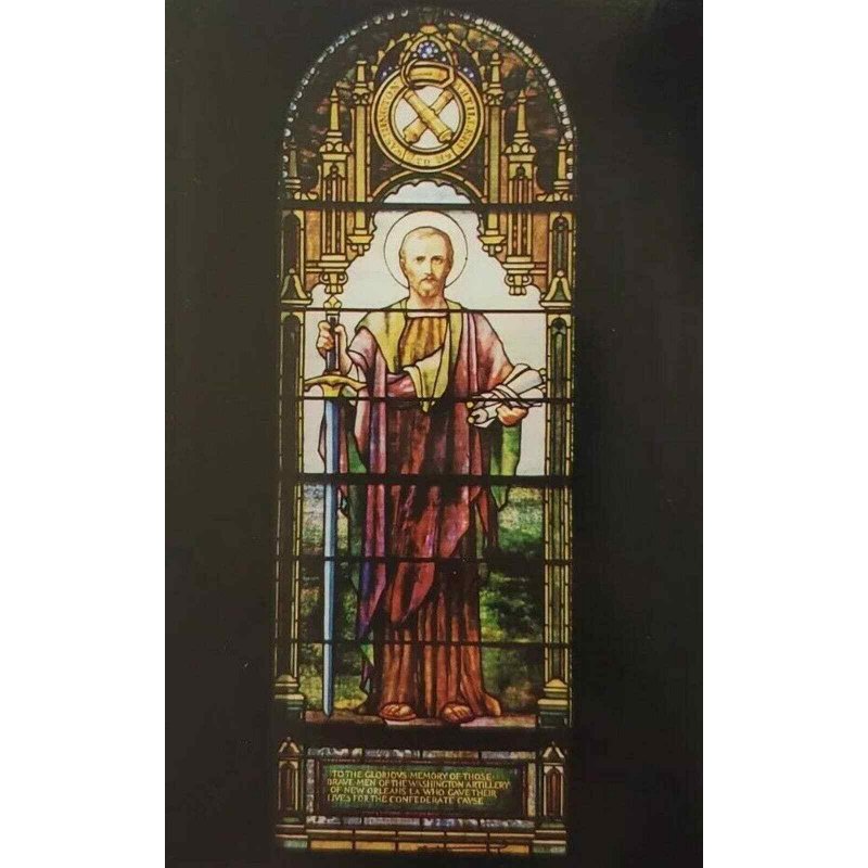 Tiffany Window Saint Paul Decapitation Sword Blandford Church ...