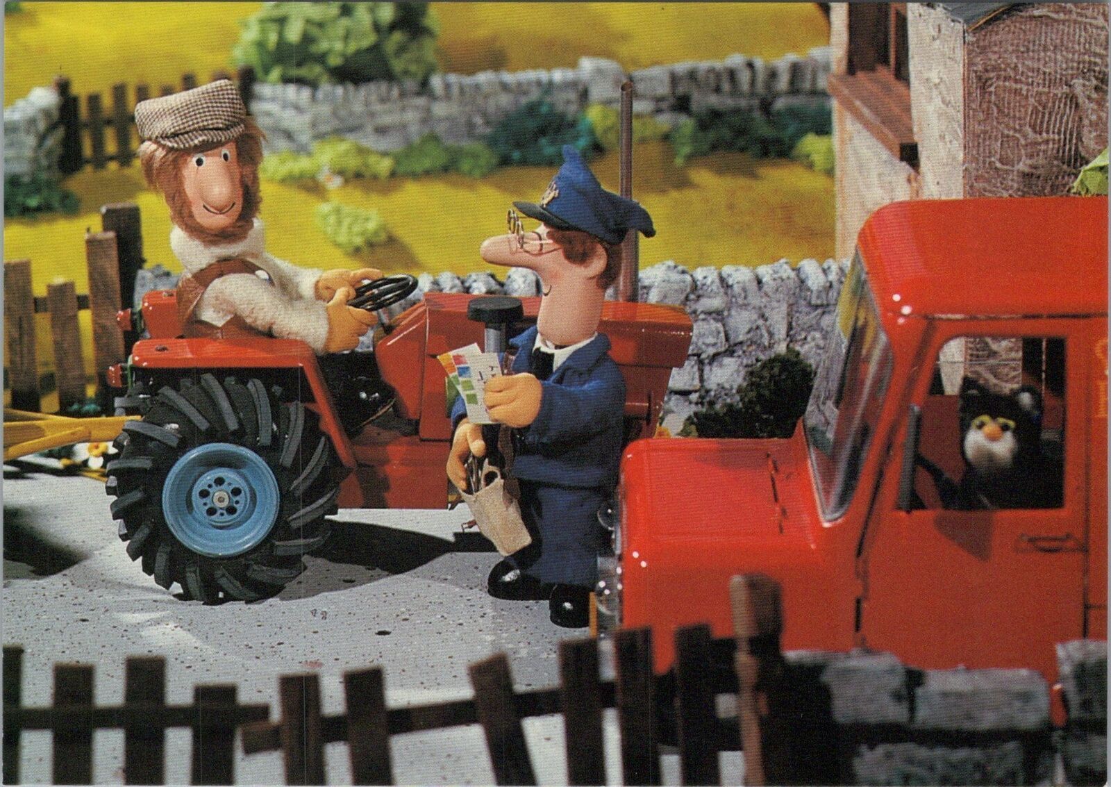 Children's TV Postcard - Postman Pat Animation - Peter Fogg RR16939 ...