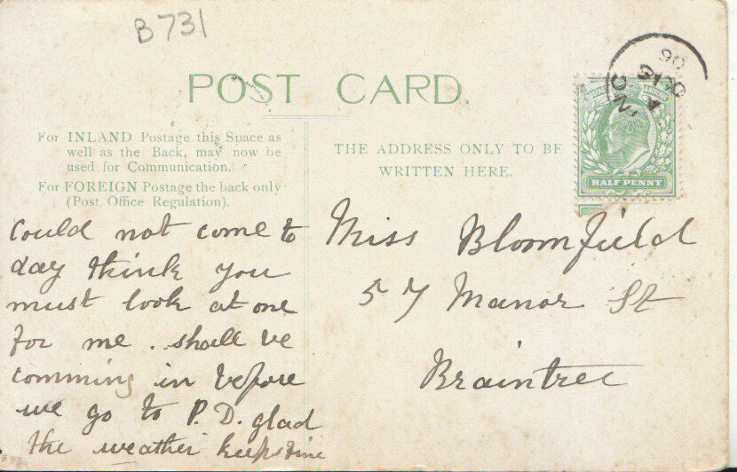 Wales Postcard - Old Pantdwfn - The Birthplace of T. Charles - Ref ...