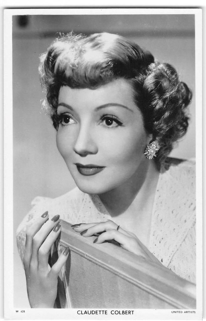 Movie Star CLAUDETTE COLBERT United Artists Actress RPPC c1930s Vintage ...