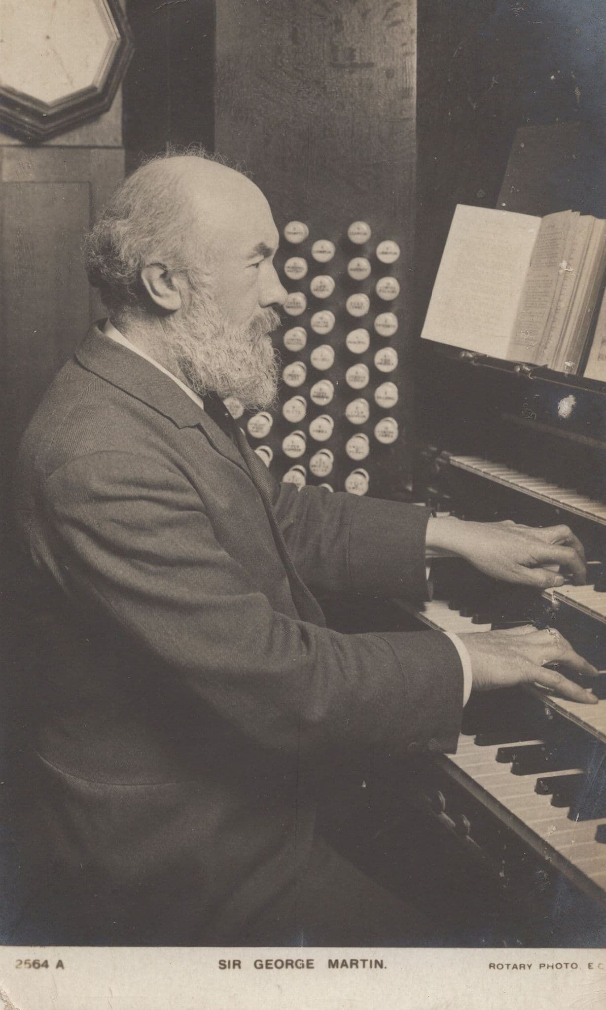 Sir George Martin St Paul's Cathedral Organist London Old Postcard ...