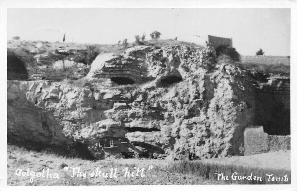 Golgotha Israel Palestine Jordan Skull Hill Garden Tomb Real Photo PC ...
