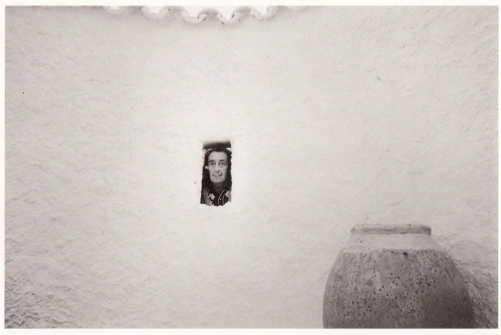 Salvador Dali Famous Painter In Ice Storm Igloo Disaster Art Real Photo ...