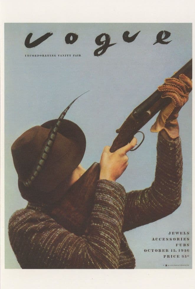 Lady Clay Pigeon Shooting Rifle 1936 Photo Magazine Postcard | Topics ...