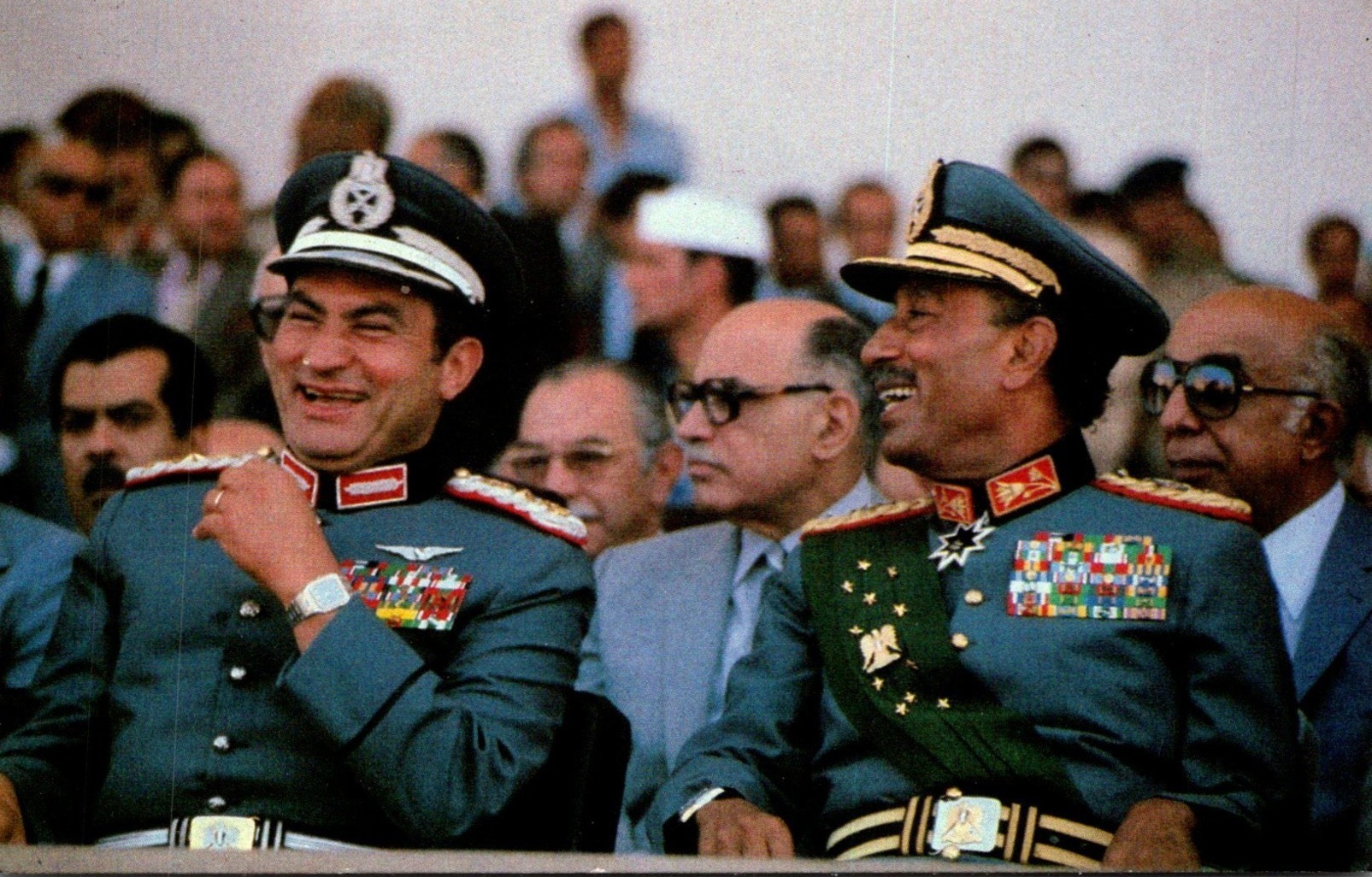Egyptian President Anwar Sadat Moments Before His Assassination ...