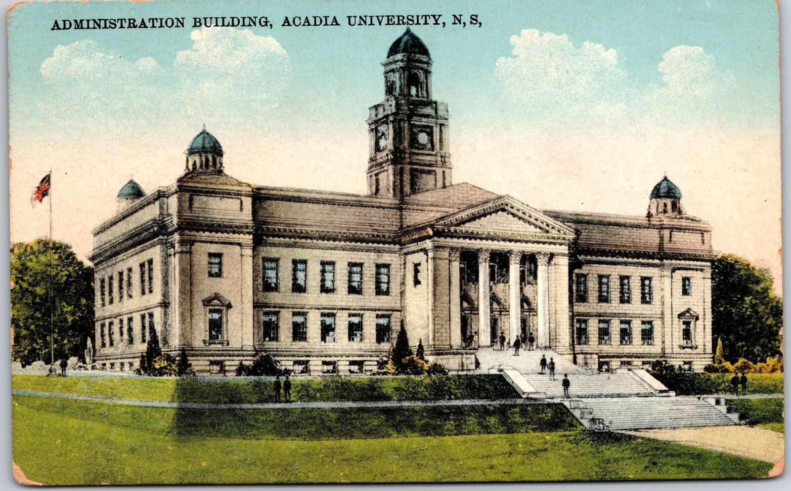 Administration Building Acadia University Nova Scotia Canada Postcard ...