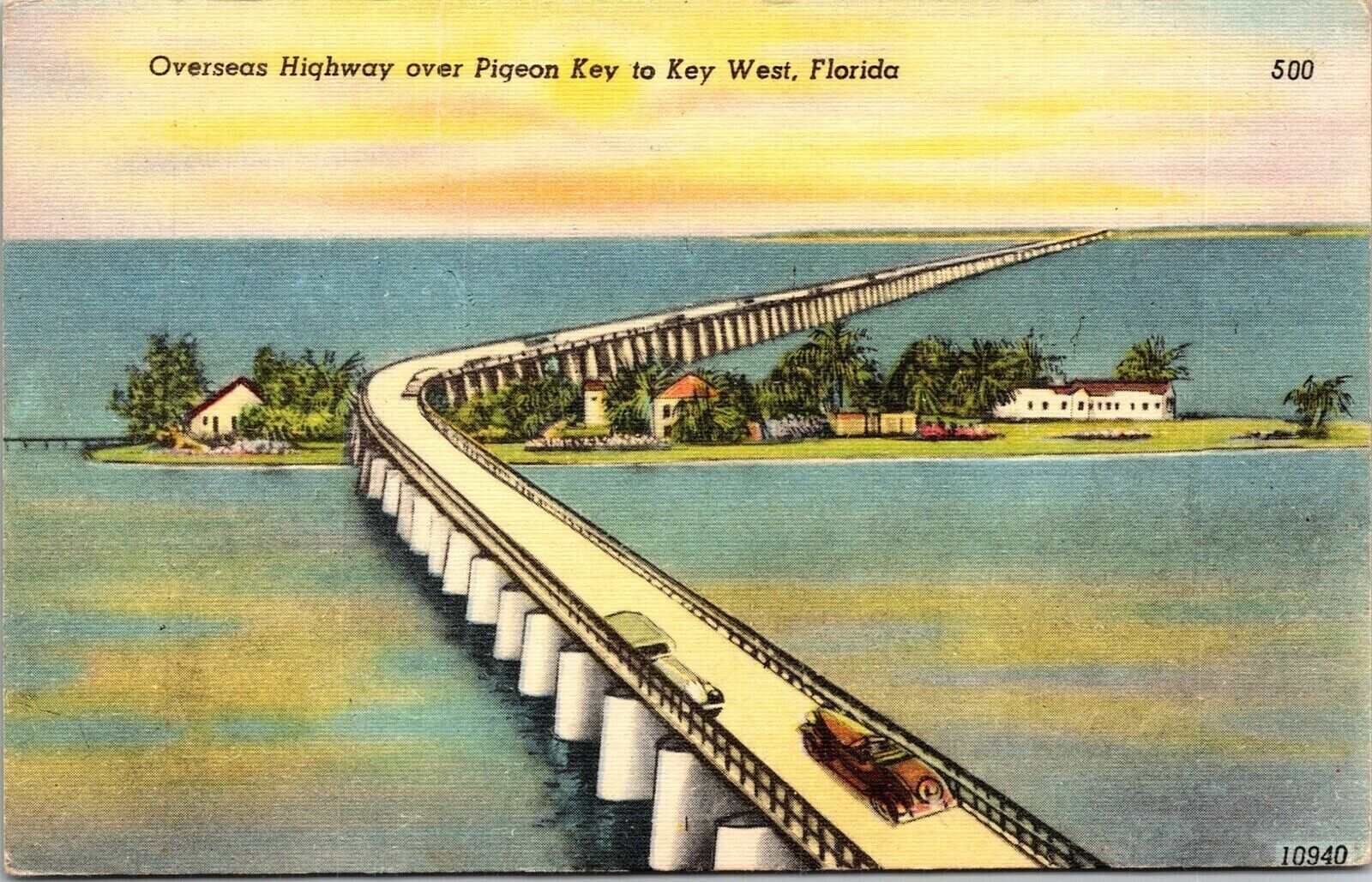 Overseas Highway Pigeon Key Key West Florida Old Cars Ocean Linen ...