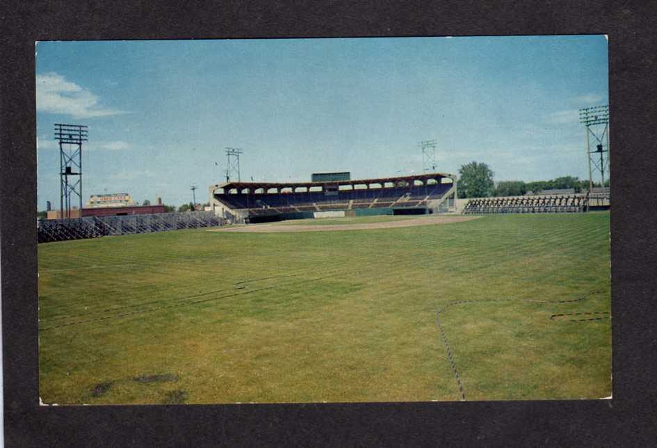 MN Municipal Stadium Field Arena St Cloud Minnesota Postcard Dick Putz ...