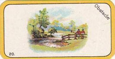 Carreras Cigarette Card Greyhound Racing Game No 20 Obstacle | Ephemera ...