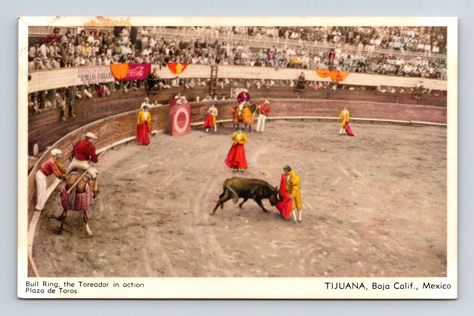 Tijuana Baja California Mexico Plaza De Toros Bull Ring Scenic WB ...