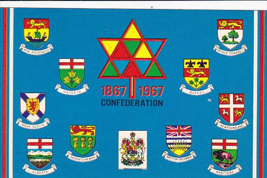 Canada Confederation 1867-1967 Provincial Crests | Canada - Other ...