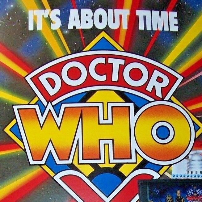 Doctor Who Pinball FLYER Original NOS Artwork Promo Daleks Dr Tardis ...